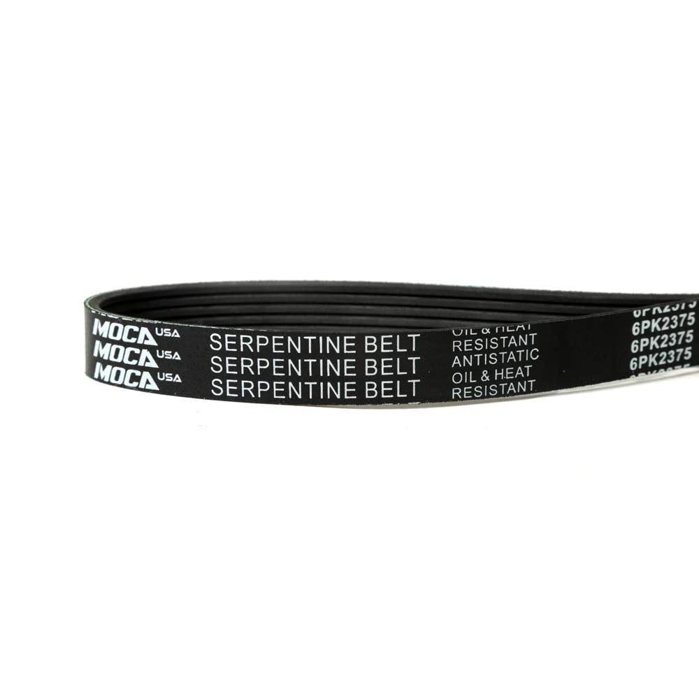 MOCA 6PK2375 EPDM Serpentine Belt fit 08-12 for Chevy Malibu 3.6L & 07 ...