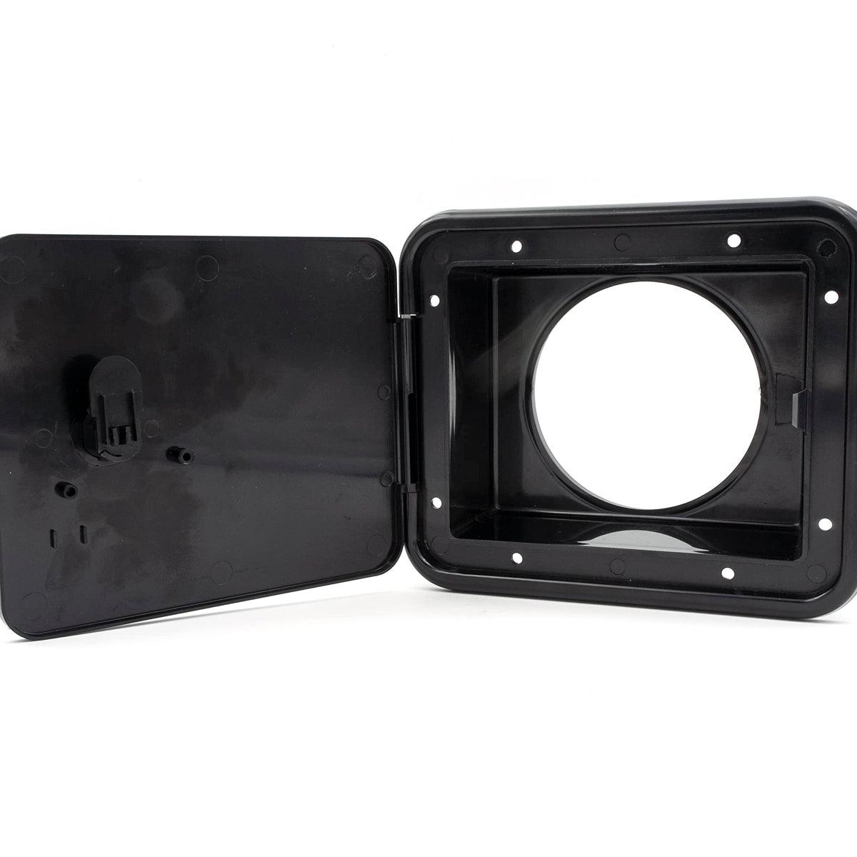 Thetford 94303 Storage/Sewer Hose Hatch With Thumb Latch - Black – Carkart