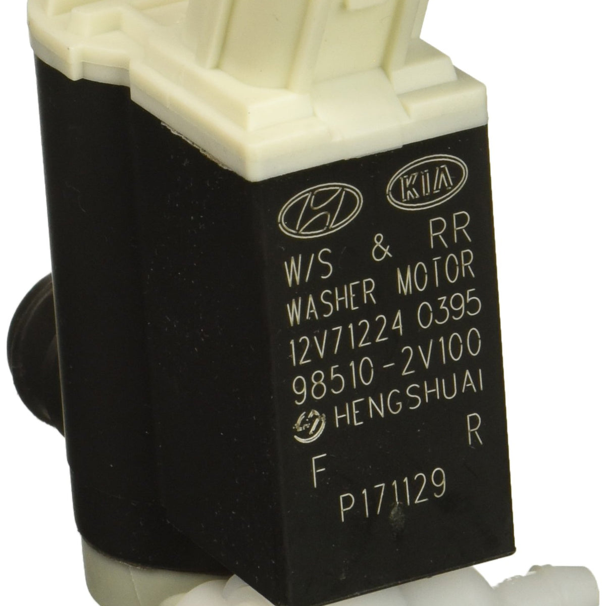 Hyundai Windshield Washer Motor & Pump Assembly 98510-2V100 - Black ...