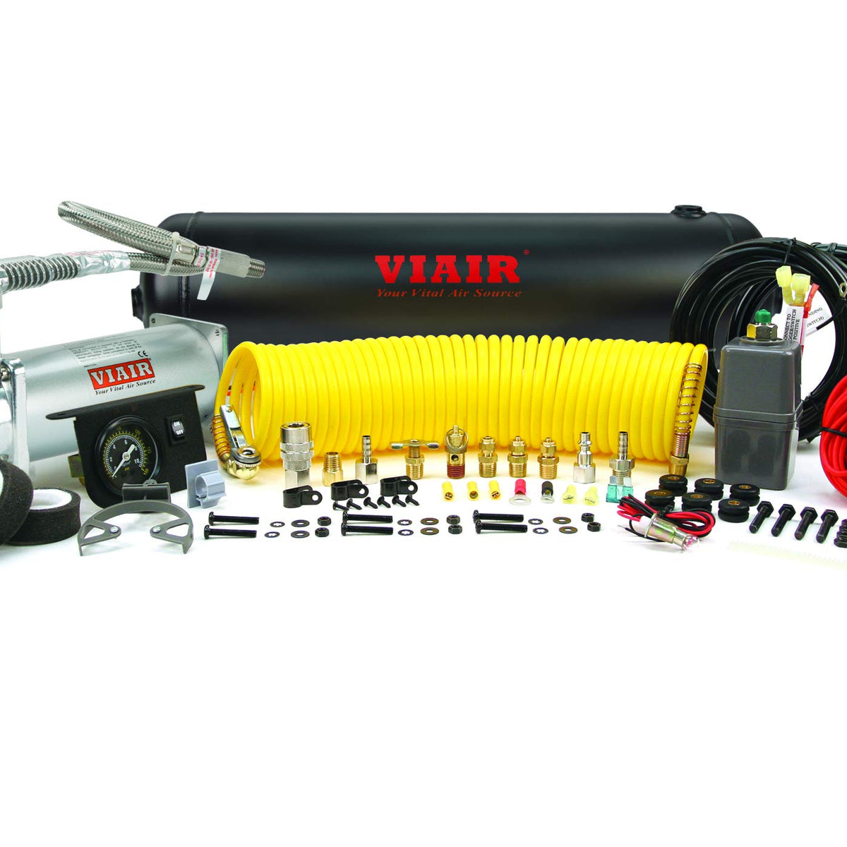 VIAIR Constant Duty OBA Onboard Air System with 450C Air Compressor ...