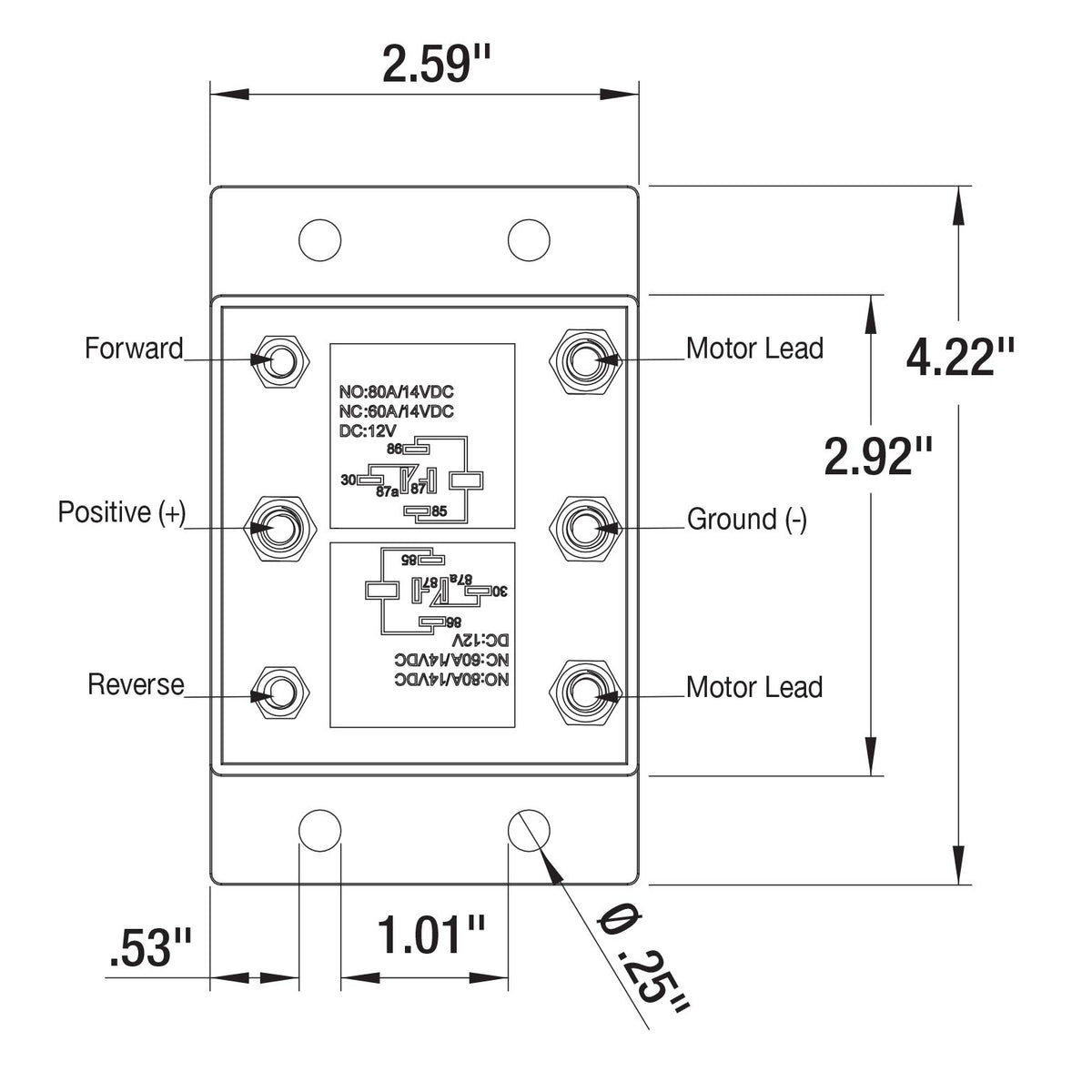 Buyers Products Forward and Reverse Relay Module - Model 5541100 for E ...