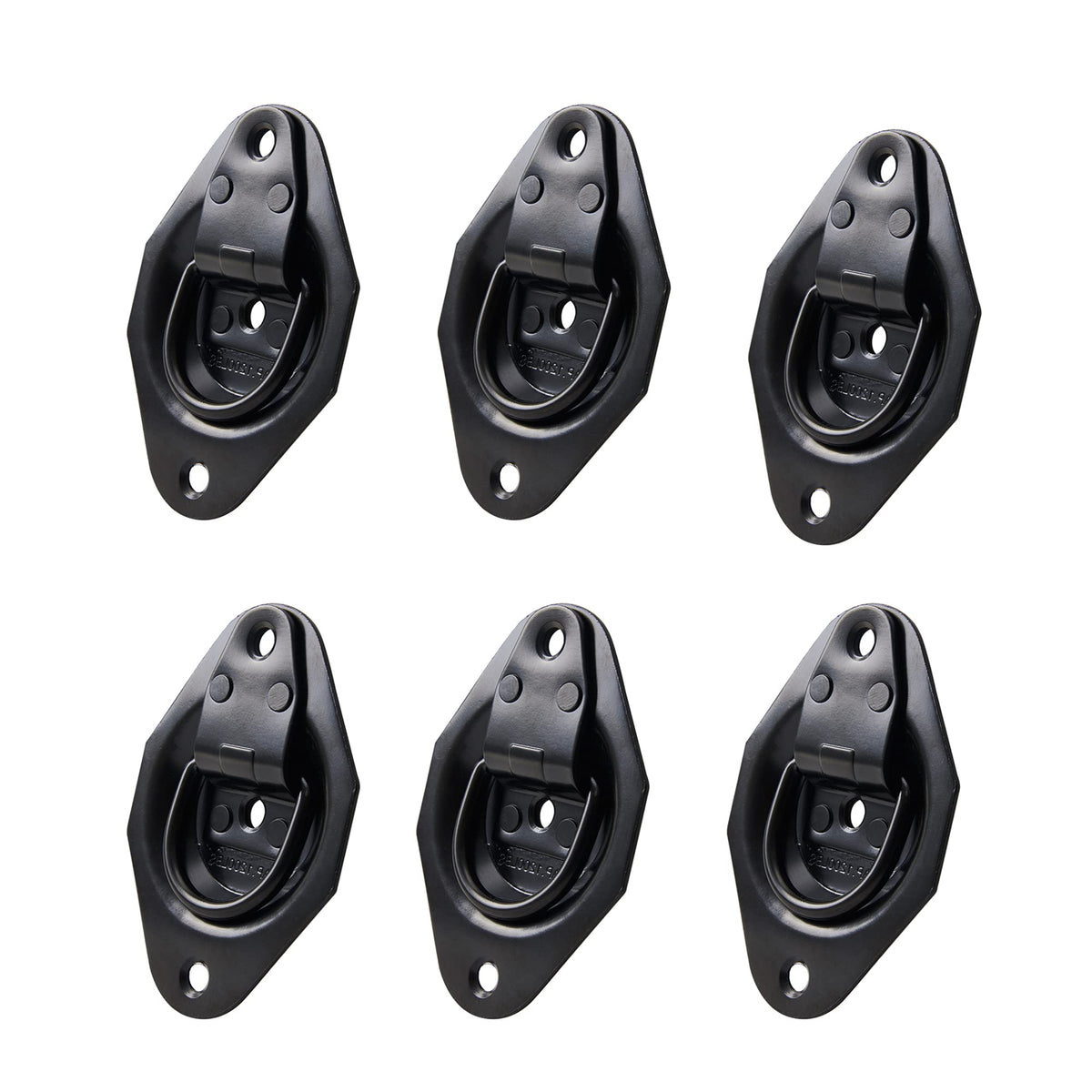 Lonffery 6 Pack Recessed D-Ring Tie Down Anchors (1200 Lb. Capacity ...