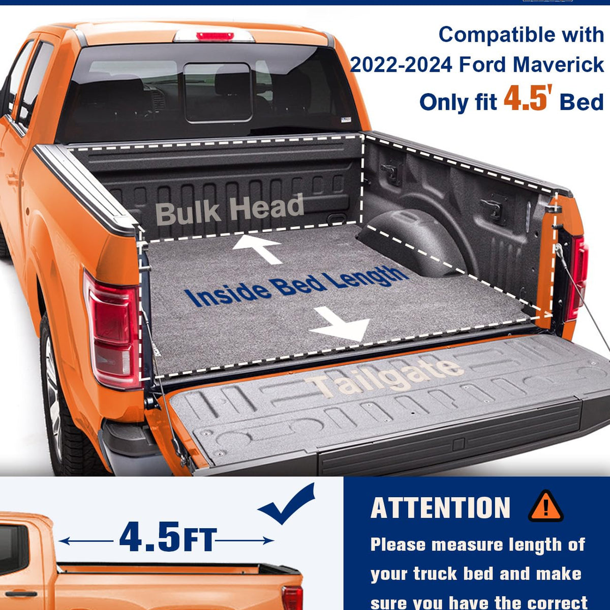 Tiptop Soft Roll-Up Tonneau Cover Truck Bed For 2022 2023 2024 2025 Fo ...