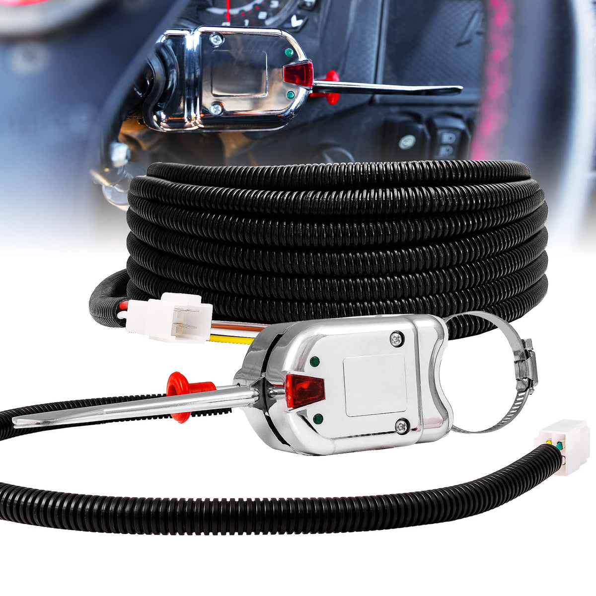 True Mods Utv/Atv Turn Signal Kit [Steering Column Lever Controlled ...