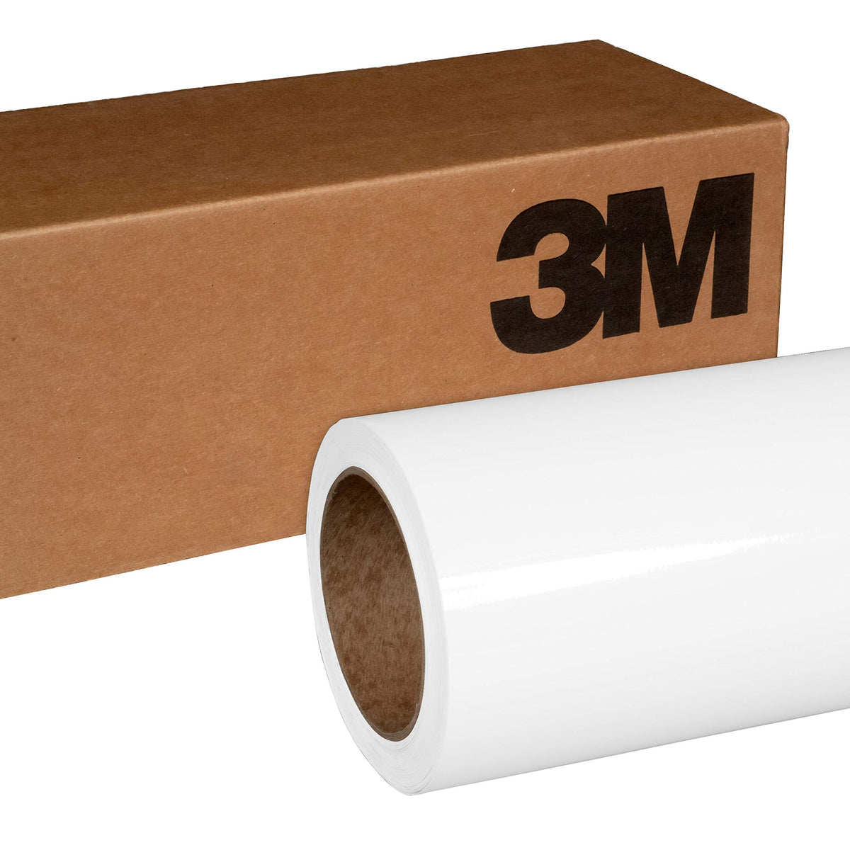 3M Car Wrap Vinyl Film 2080-G10, Gloss White, 5ft x 4ft (20 Sq/ft), Du ...